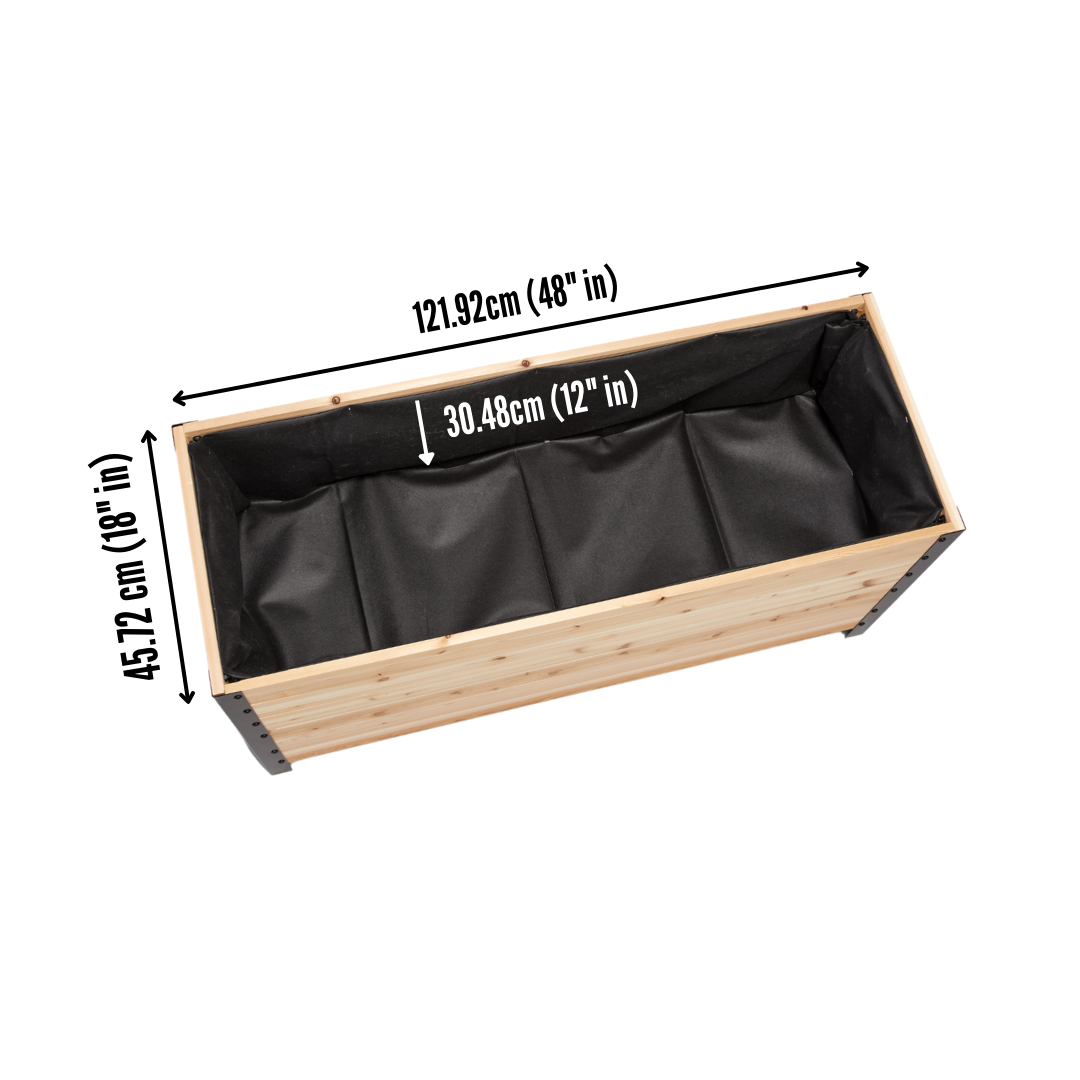 Rectangular Plastic Planter Liners